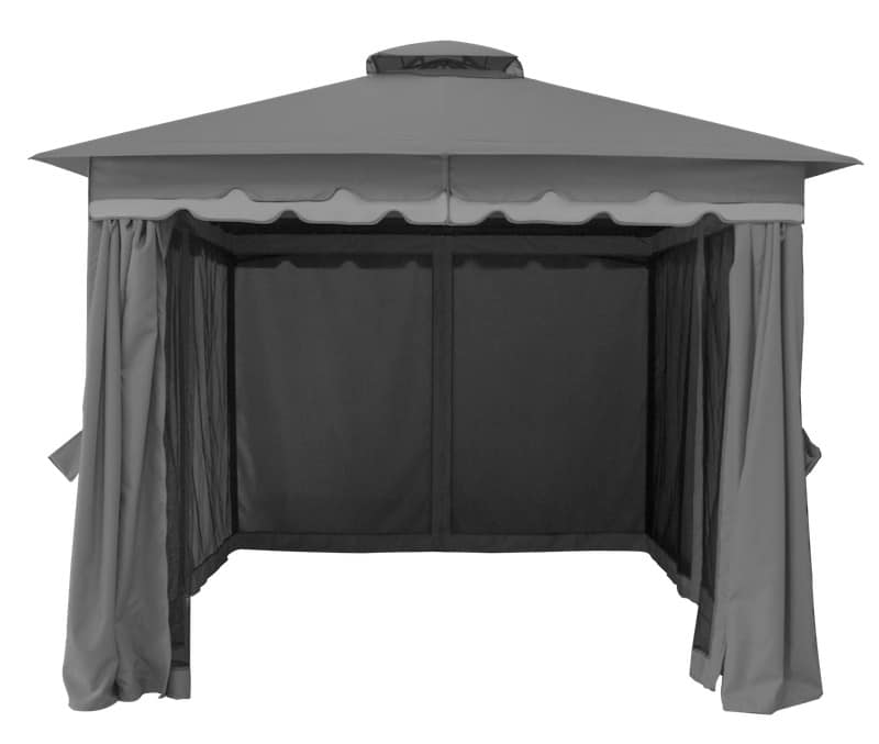 Glendale Monaco Two Tone Grey Gazebo 3x3m | Contemporary Spaces